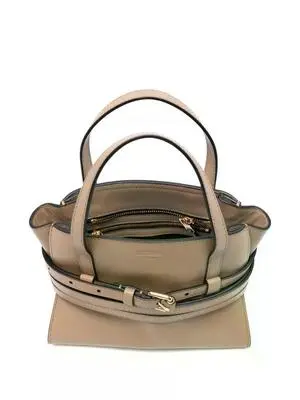 Moschino Buckle-strap Tote Bag - Neutrals