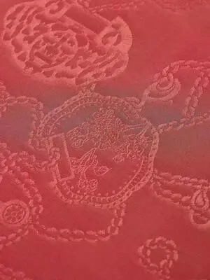 Shanghai Tang Patterned Scarf - Red