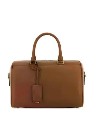 Saint Laurent Le Duffle 6 Top-handle Leather Tote Bag - Brown
