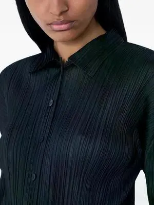 Issey Miyake Pleated Button-down Shirt