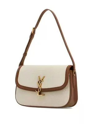 Saint Laurent Solferino Adjustable-strap Shoulder Bag - Neutrals