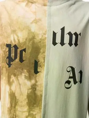 Palm Angels Broken Logo Panelled T-shirt