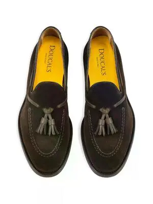 DOUCAL'S Tassel Suede Loafers