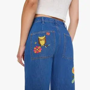MOTHER The Heyday Hustler Roller Hodgepodge Jeans