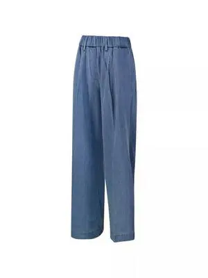 FORTE_FORTE Elasticated Denim Trousers
