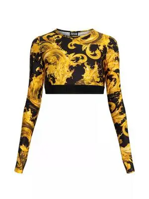 Versace Long-sleeved Pattern Top