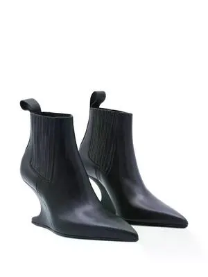 Rick Owens Sculpted-heel Pull-tab Boots
