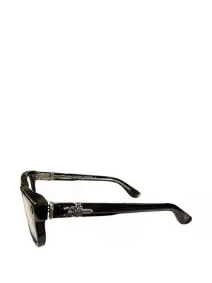 Chrome Hearts Cross-detail Square Frame Glasses
