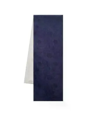 Shanghai Tang Tang Rose Chain Tang Scarf - Blue