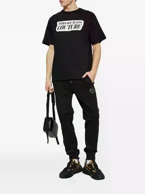 Versace Drawstring Logo Trousers