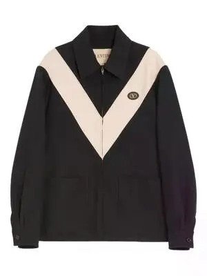 Valentino Garavani Vlogo Patch Zip Overshirt