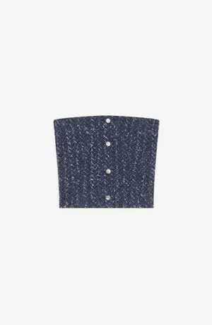 IRO PARIS Vanny Denim Top