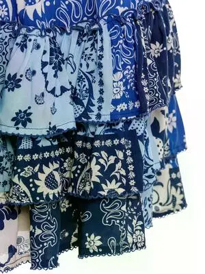 Agua Bendita Halterneck Mini Dress