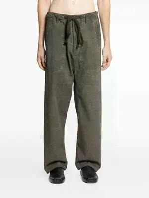 UMA WANG Overdyed Drawstring Trousers