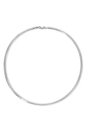 Adina Reyter Omega Chain Necklace - Silver