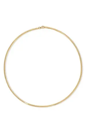 Adina Reyter Omega Chain Necklace - Yellow Gold
