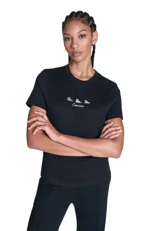 CONVERSE Embroidered T-shirt - Converse Black