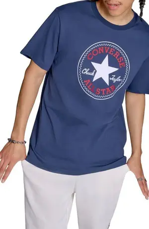 CONVERSE Chuck Taylor All Star Logo T-shirt - Converse Navy