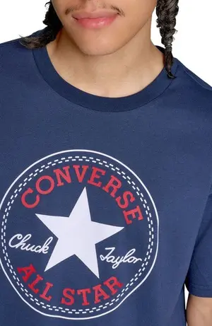 CONVERSE Chuck Taylor All Star Logo T-shirt - Converse Navy