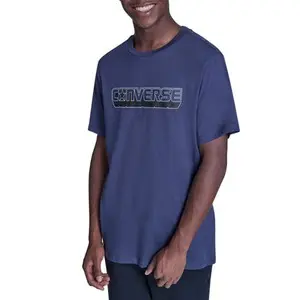 CONVERSE Dimension Logo Tee - Converse Navy