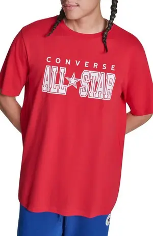 CONVERSE All Star T-shirt - Converse Red