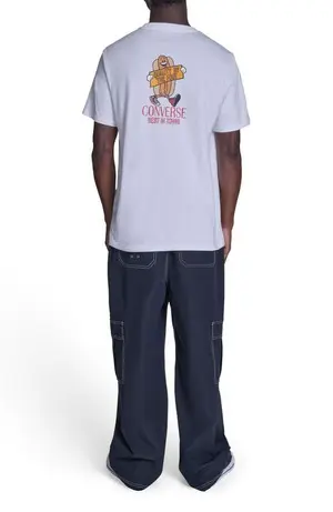 CONVERSE Hot Dog Mascot T-shirt - White 10a