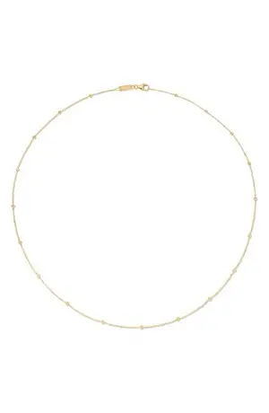 Adina Reyter Saturn Chain Necklace - Yellow Gold