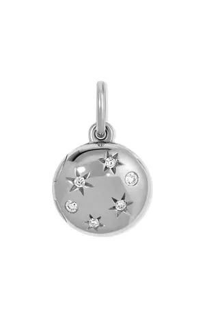 Adina Reyter Celestial Diamond Locket - Silver