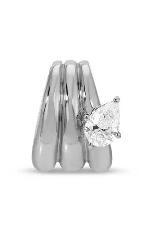 Adina Reyter Groovy Diamond Charm - Silver