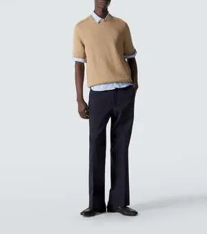 Prada Gathered Cotton Shirt