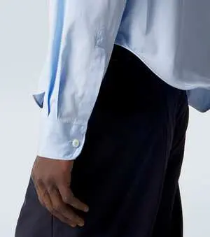 Prada Gathered Cotton Shirt