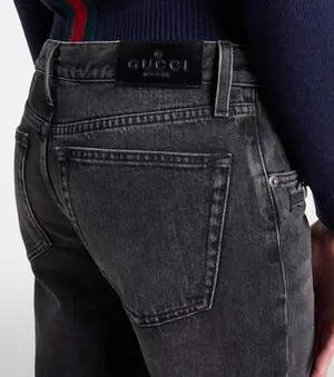 Gucci Horsebit Wide-leg Jeans