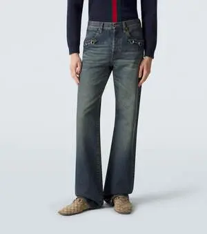 Gucci Horsebit Flared Jeans