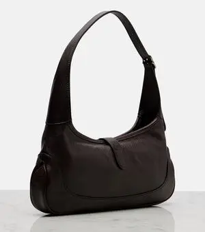 Gucci Jackie Slim Small Leather Shoulder Bag - Brown