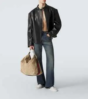 Gucci Horsebit Leather Jacket