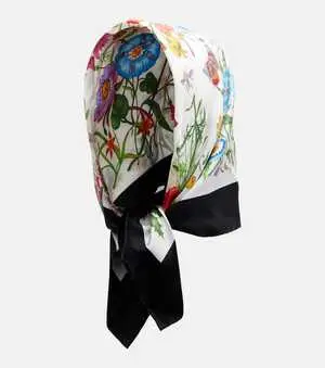 Gucci Flora Silk Twill Scarf - Multicoloured