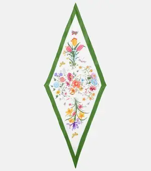 Gucci Flora Silk Twill Scarf - Multicoloured