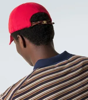 Miu Miu Logo Denim Baseball Cap