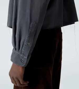Miu Miu Logo Denim Shirt