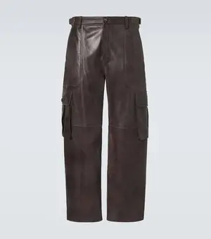Loewe Leather Cargo Pants