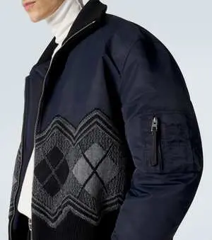 Loewe Argyle Technical Twill Jacket