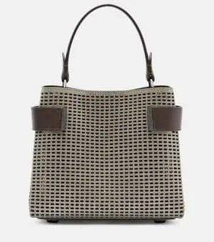 Brunello Cucinelli Essence Small Leather Top-handle Bag