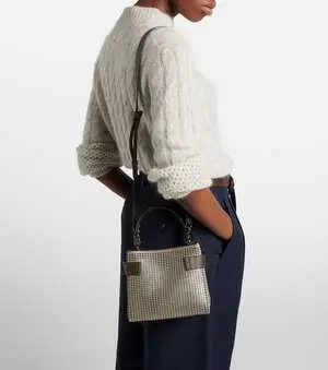 Brunello Cucinelli Essence Small Leather Top-handle Bag