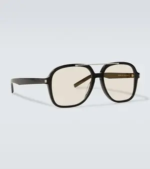 Saint Laurent Sl 545 Aviator Sunglasses - Black