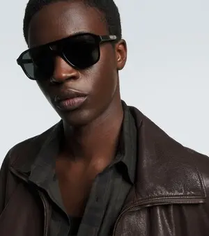 Saint Laurent Sl 881 Aviator Sunglasses - Black