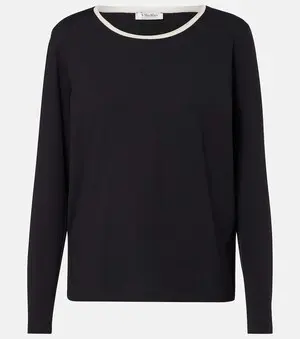 Max Mara Divina Cotton-blend T-shirt