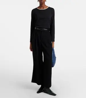 Max Mara Divina Cotton-blend T-shirt