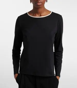 Max Mara Divina Cotton-blend T-shirt