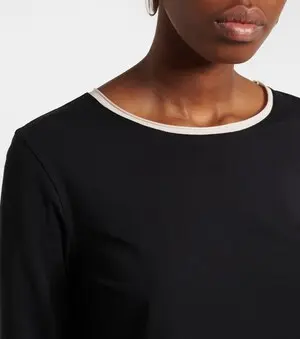 Max Mara Divina Cotton-blend T-shirt