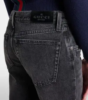 Gucci Horsebit Wide-leg Jeans